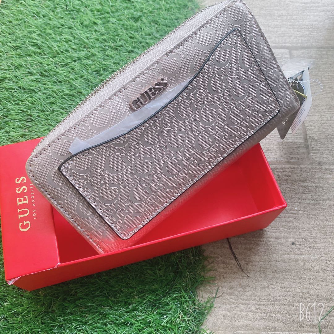 Guess multi logo long wallet, Women's Fashion, Bags & Wallets, Wallets ...