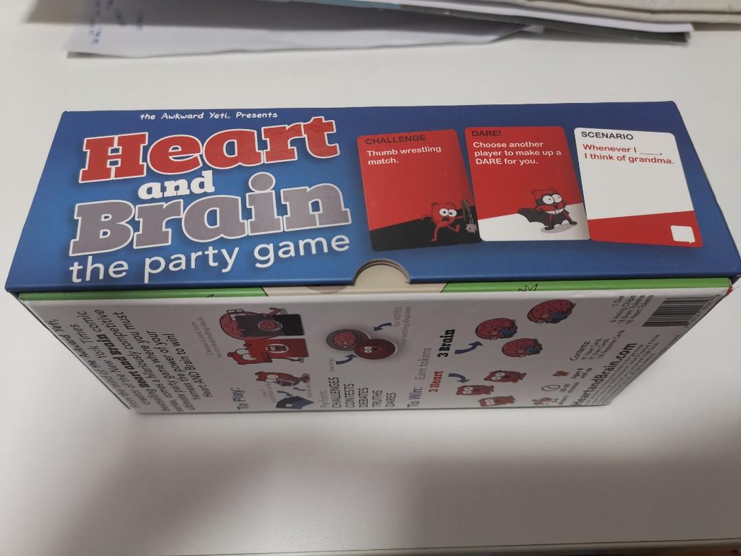 Heart & Brain Card Game, Hobbies & Toys, Toys & Games on Carousell