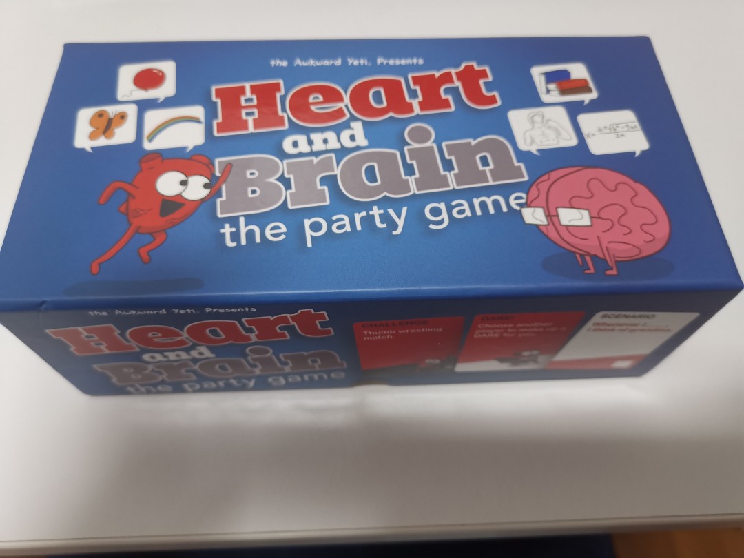 Heart & Brain Card Game, Hobbies & Toys, Toys & Games on Carousell