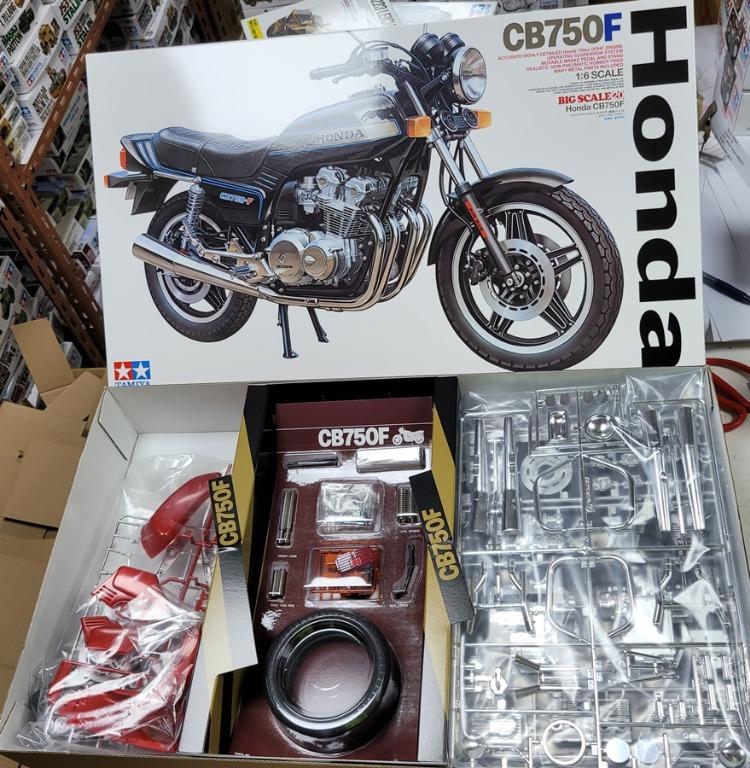 Honda CB750F TAMIYA 1/6 plastic model kit 16020, 興趣及遊戲, 玩具 & 遊戲類 ...