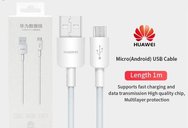 Huawei Authentic Micro cable 2.0A AP70, Mobile Phones & Gadgets, Mobile ...