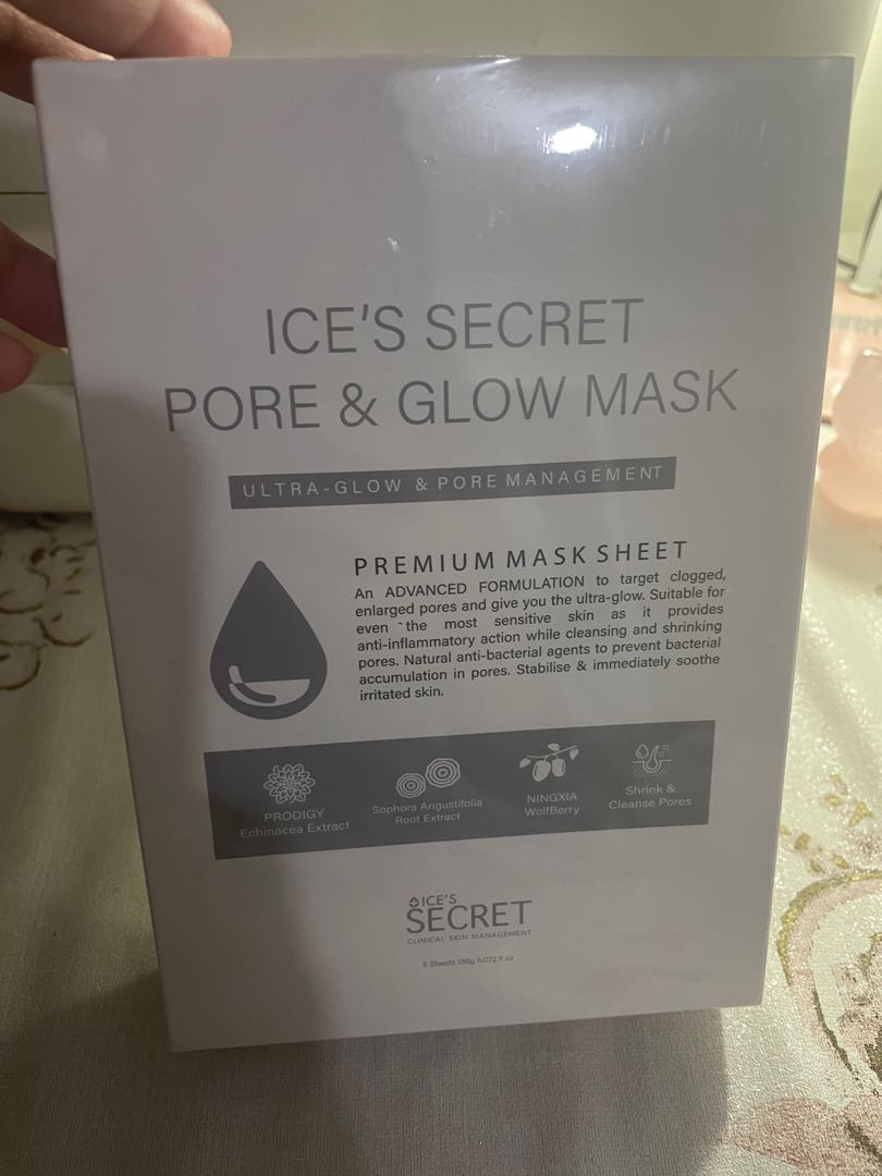 Ice secret face mask, Beauty & Personal Care, Face, Face Care on Carousell