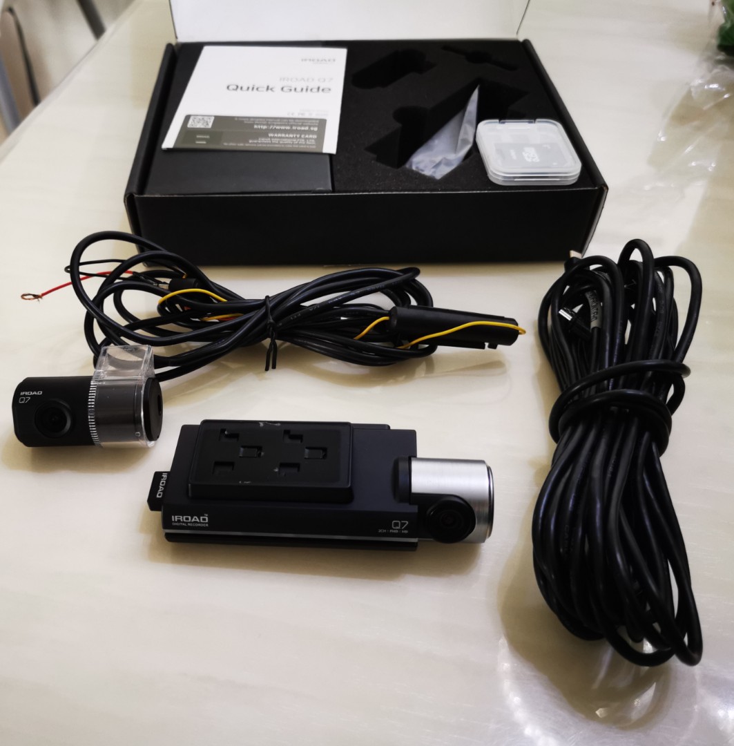 IRoad Q7 2ch dashcam, Car Accessories, Accessories on Carousell