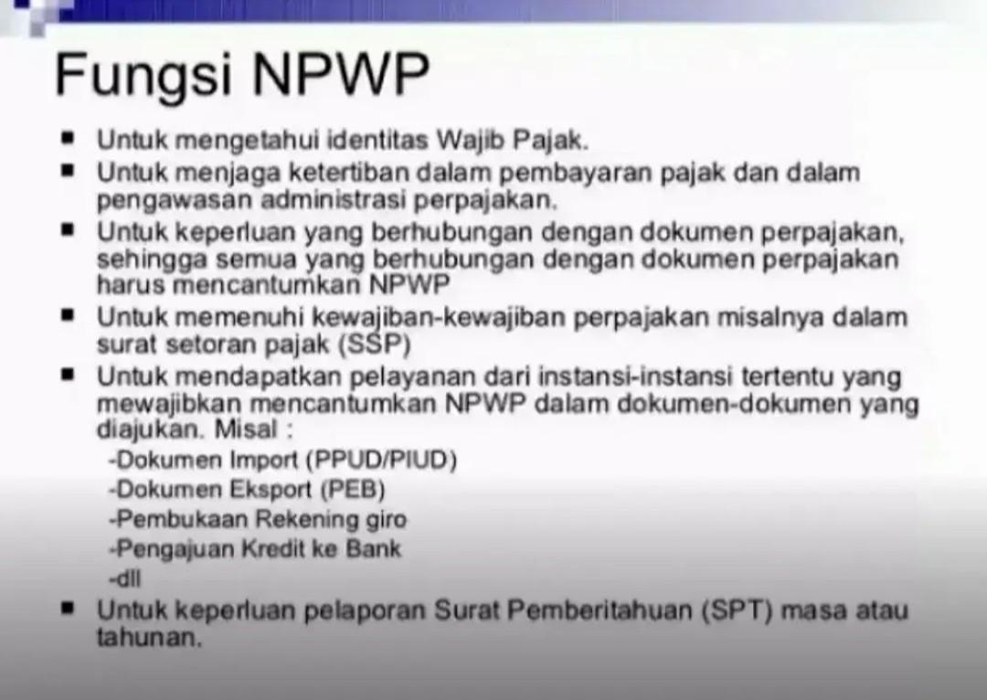 Jasa Pembuatan NPWP Pribadi Dan Badan Resmi DJP, Properti, Dijual di ...