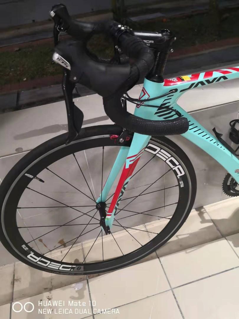 Java full carbon road bike, shimano 105 set, 2x11 speed, Sports ...