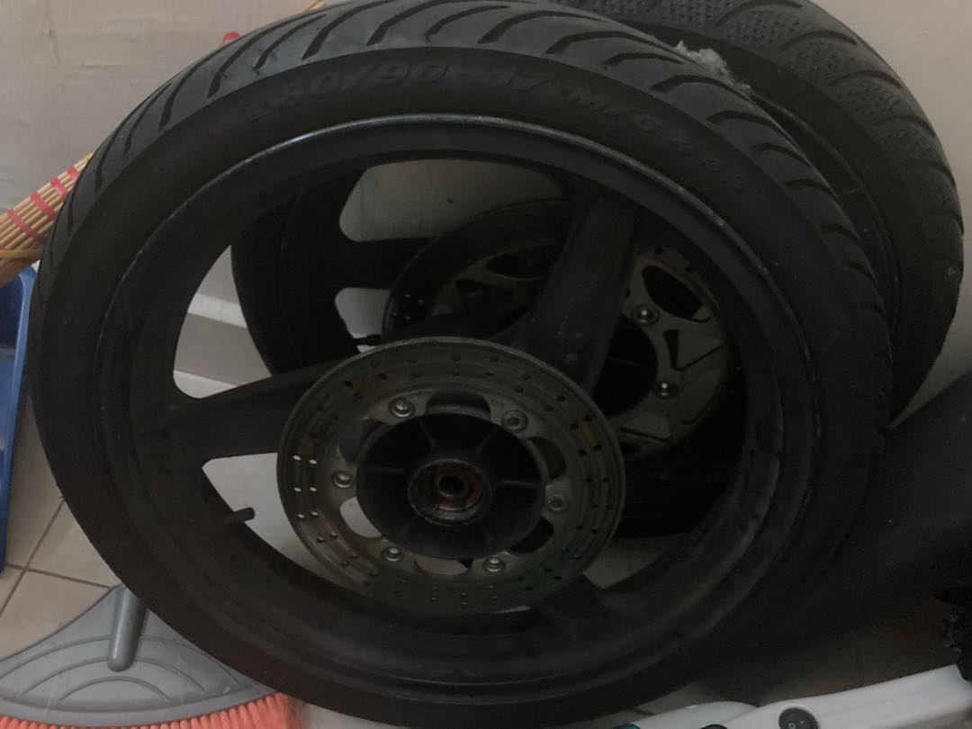 Kawasaki RR150 Original Sport Rim, Auto Accessories on Carousell