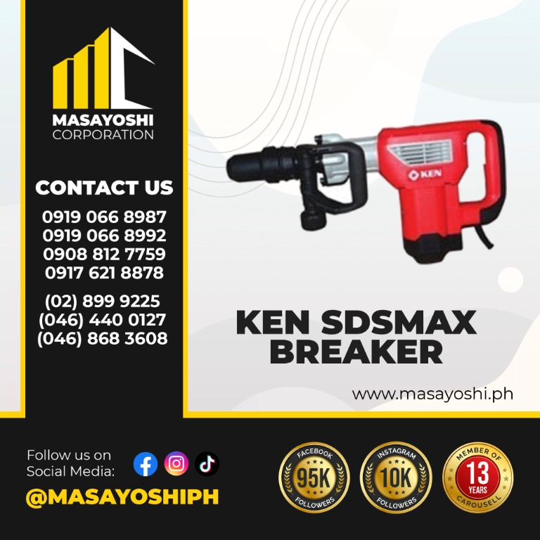 KEN SDS Max Breaker 2840 | Max Breaker | Hammer | Demolition Hammer ...