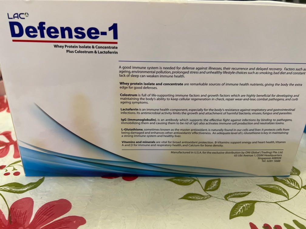 LAC defense-1 sachets, Health & Nutrition, Health Supplements, Vitamins ...