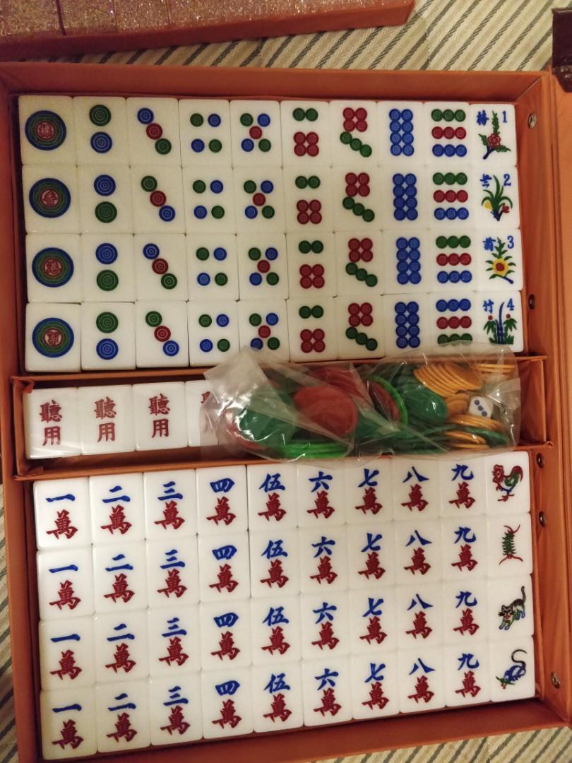 Mahjong Set A1 crystal, Hobbies & Toys, Toys & Games on Carousell