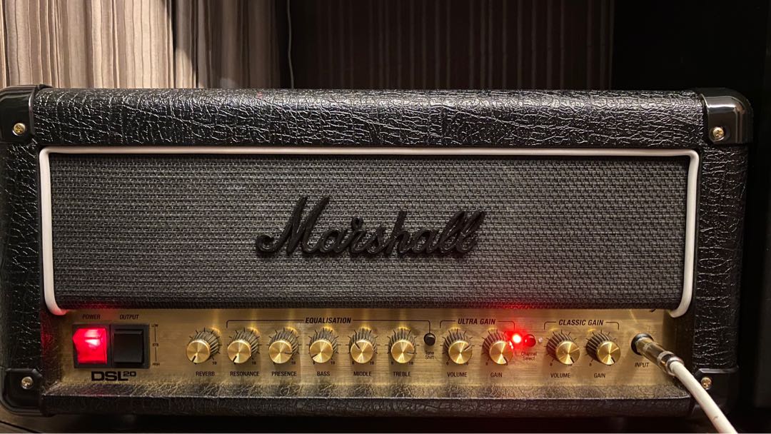 Marshall DSL20HR tube amp, Hobbies & Toys, Music & Media, Musical ...