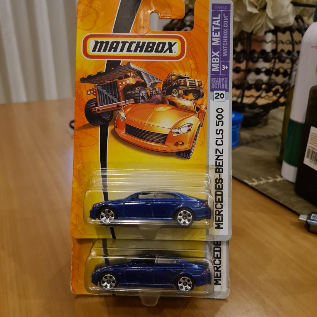 MATCHBOX MERCEDES-BENZ CLS 500 BLUE 1:64, Toys & Collectibles, Mainan ...