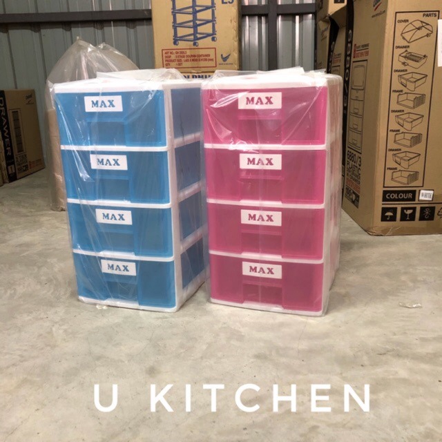 Maxonic 4 Tier A4 Size Multi-purpose Drawer / Stationery Makeup Paper ...