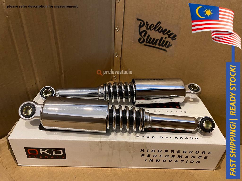 Motorcycle Absorber Rear Shock 300mm CB100 Dilan Cafe Racer Classic ...