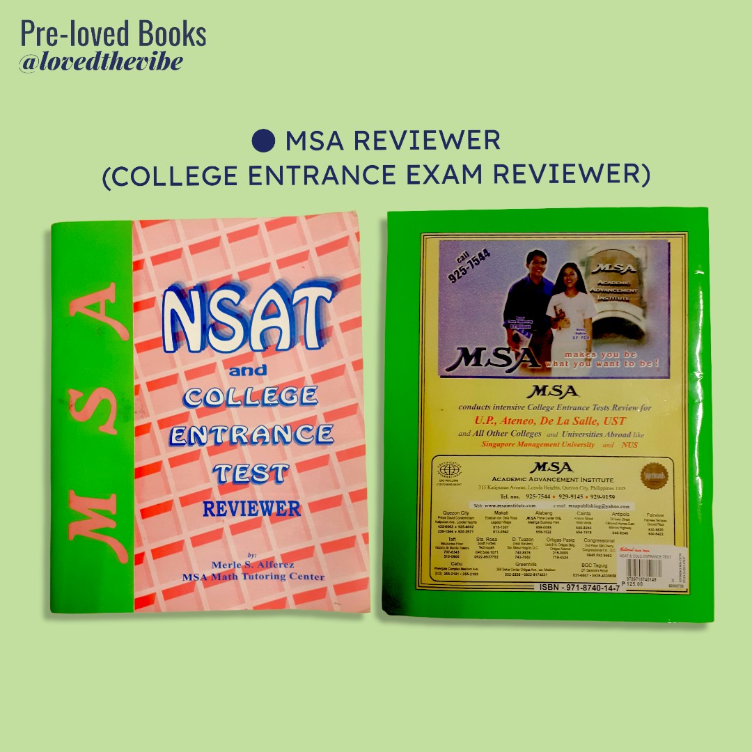 MSA College Entrance Exam Reviewer UPCAT PUPCET PLMAT PNUAT Etc msa-college-entrance-exam-reviewer-upcat-pupcet-plmat-pnuat-etc