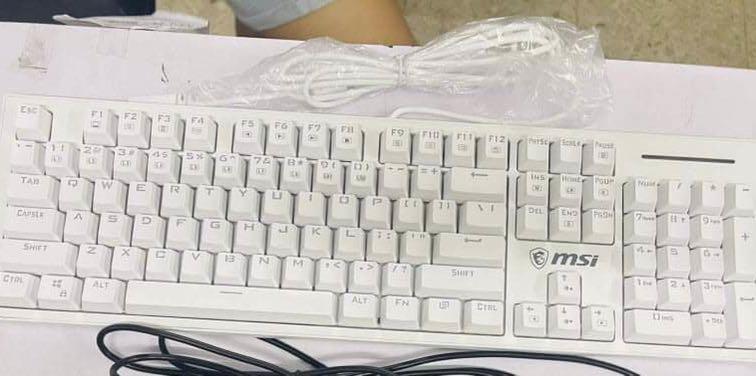 Msi Mechanical Keyboard White, Computers & Tech, Parts & Accessories ...
