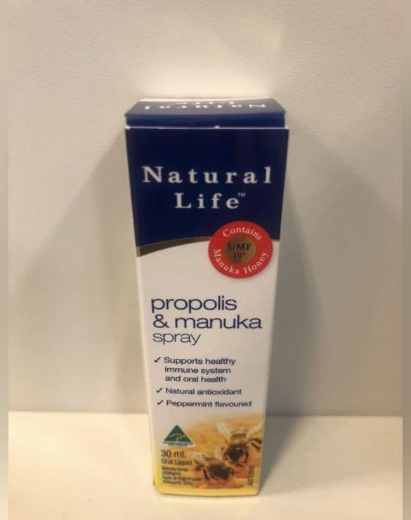 Natural Life Propolis & Manuka Spray Exp 12/2025, Beauty & Personal ...