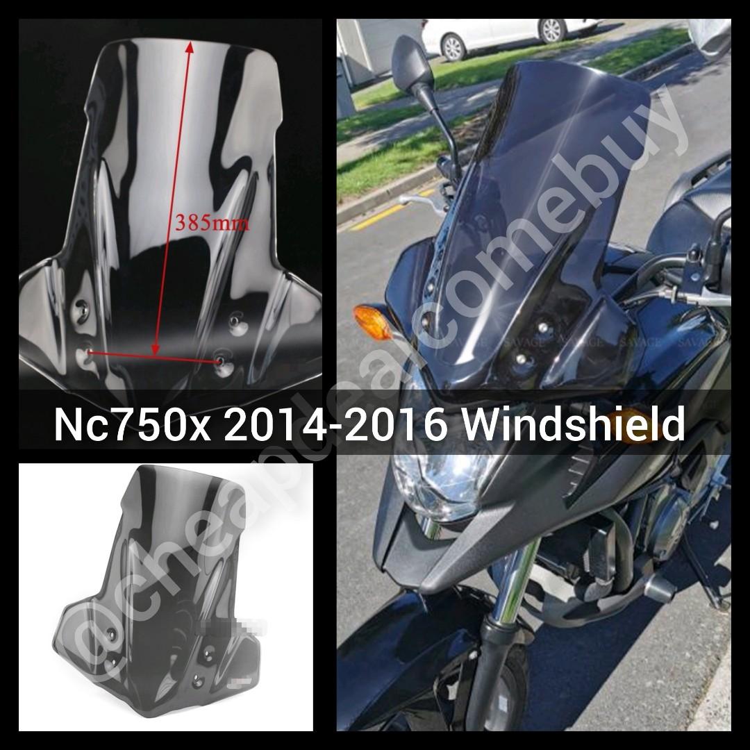 Nc750x 2014-2016 Windshield, Motorcycles, Motorcycle Accessories on ...