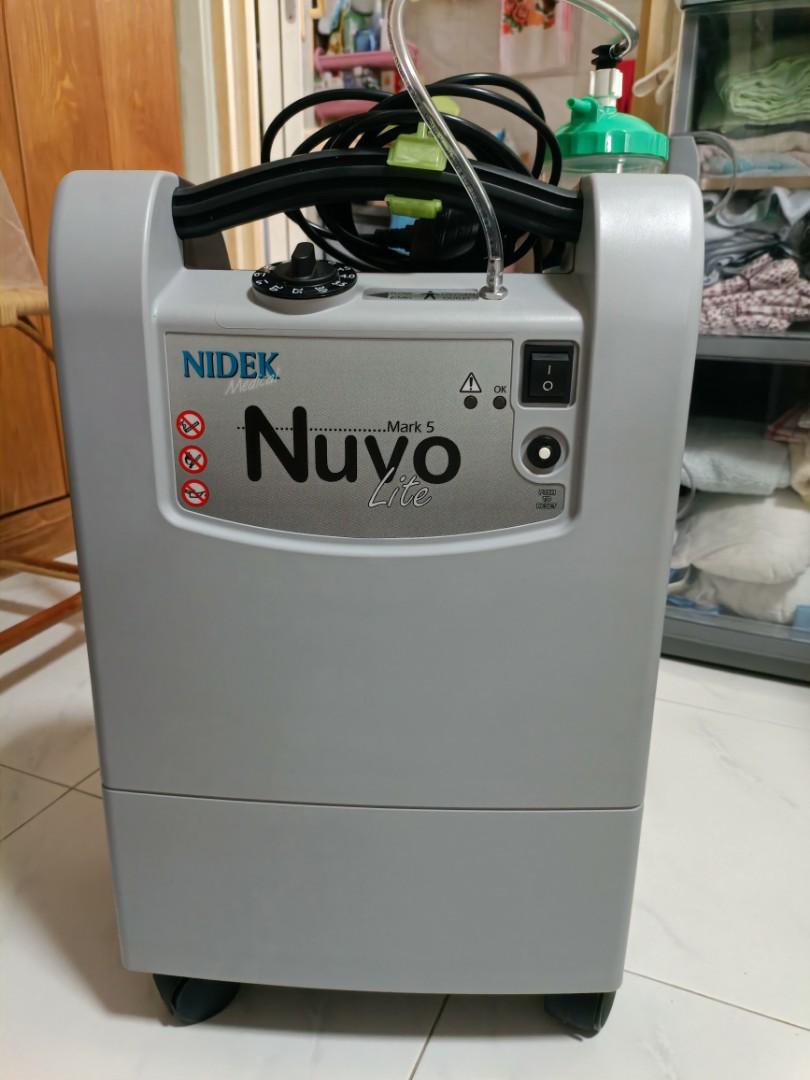 Nidek Nuvo Lite 0-5 LPM Oxygen Concentrator, Health & Nutrition ...