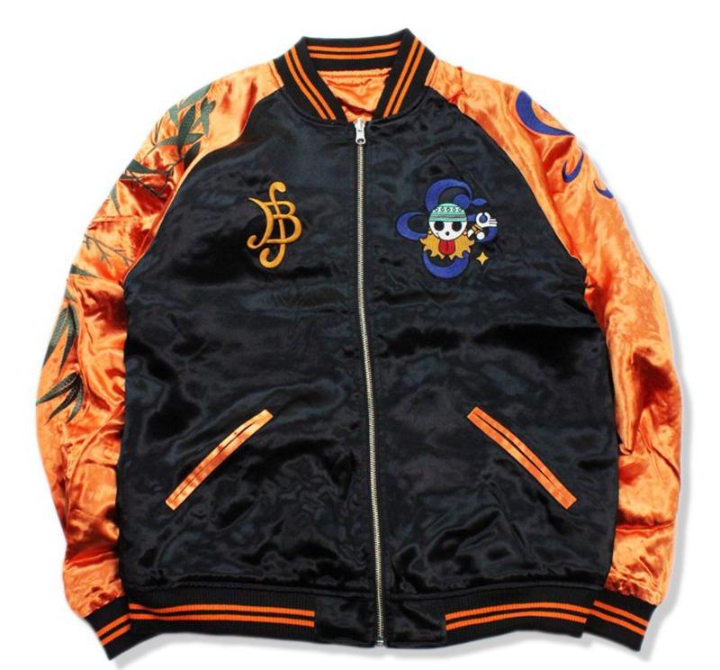 (Original) Karakuri Tamashi x One Piece Nami Reversible Sukajan Jacket ...