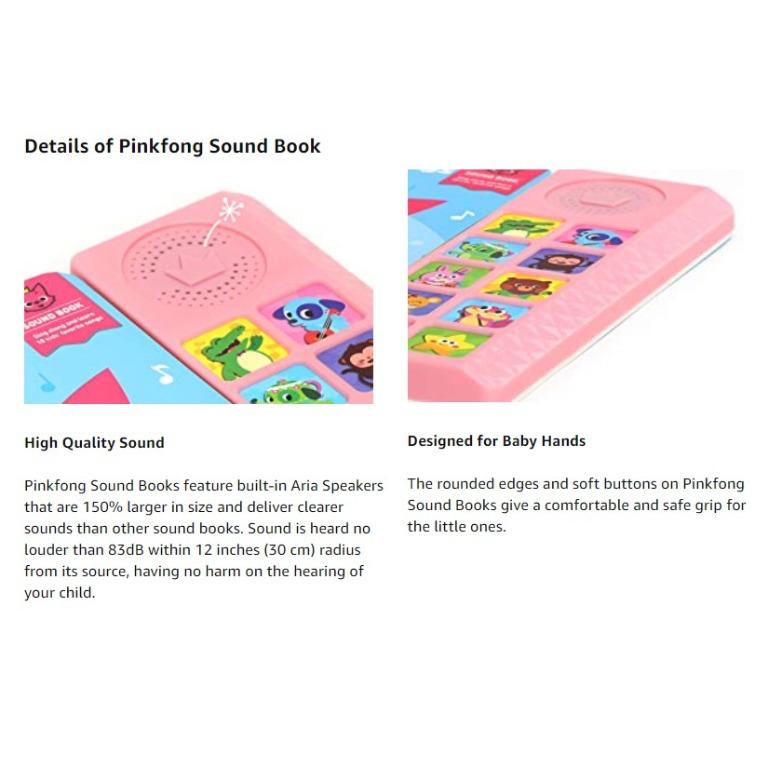 Original Pinkfong Kids' Favorite Songs Sound Book English Version ...