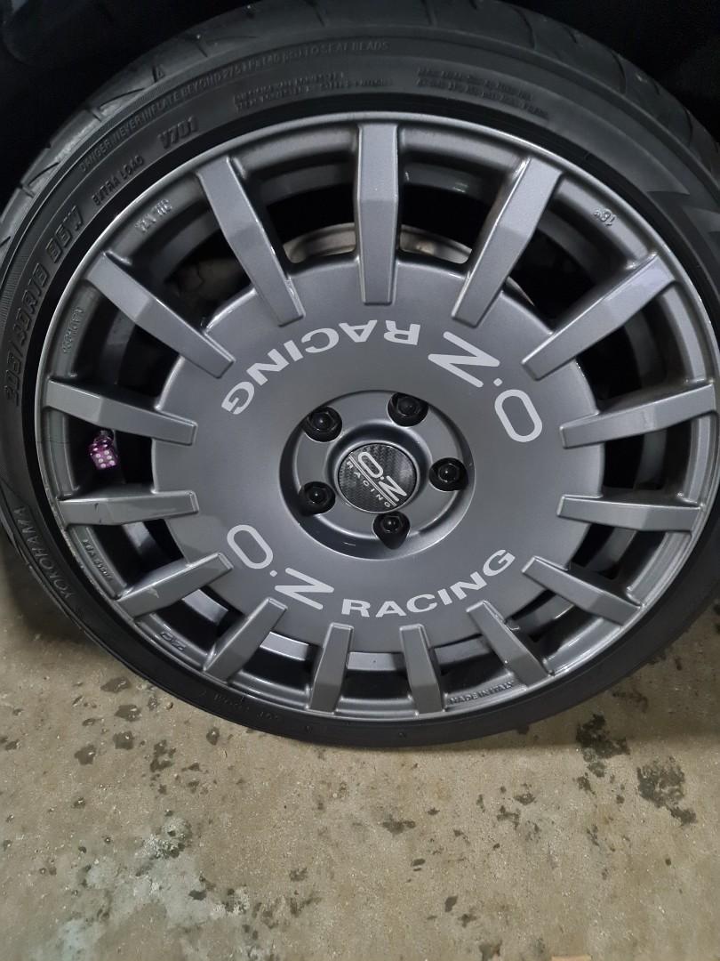 Oz racing rally rim 18'', Car Accessories, Tyres & Rims on Carousell