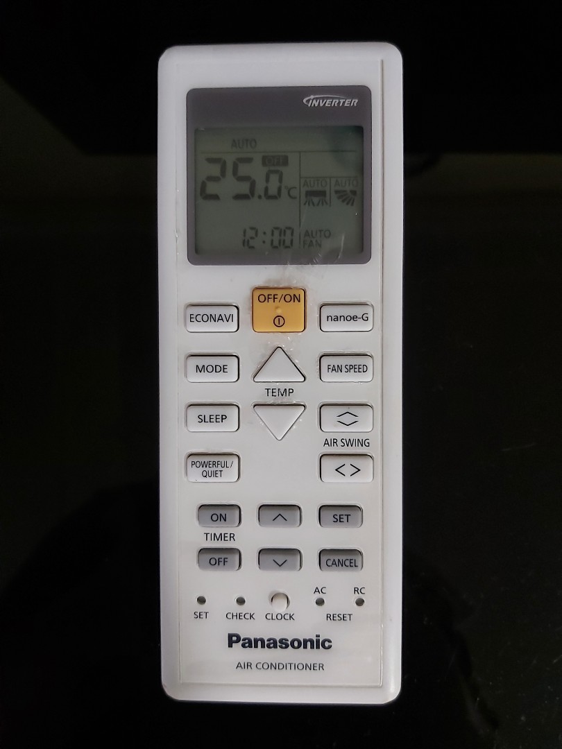 PL Panasonic Inverter remote control, TV & Home Appliances, Air ...
