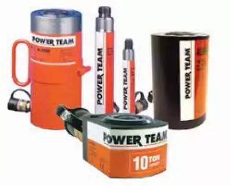 POWERTEAM POWER TEAM HYDRAULIC JACK CYLINDERS cylinder jacks ram DOUBLE ...