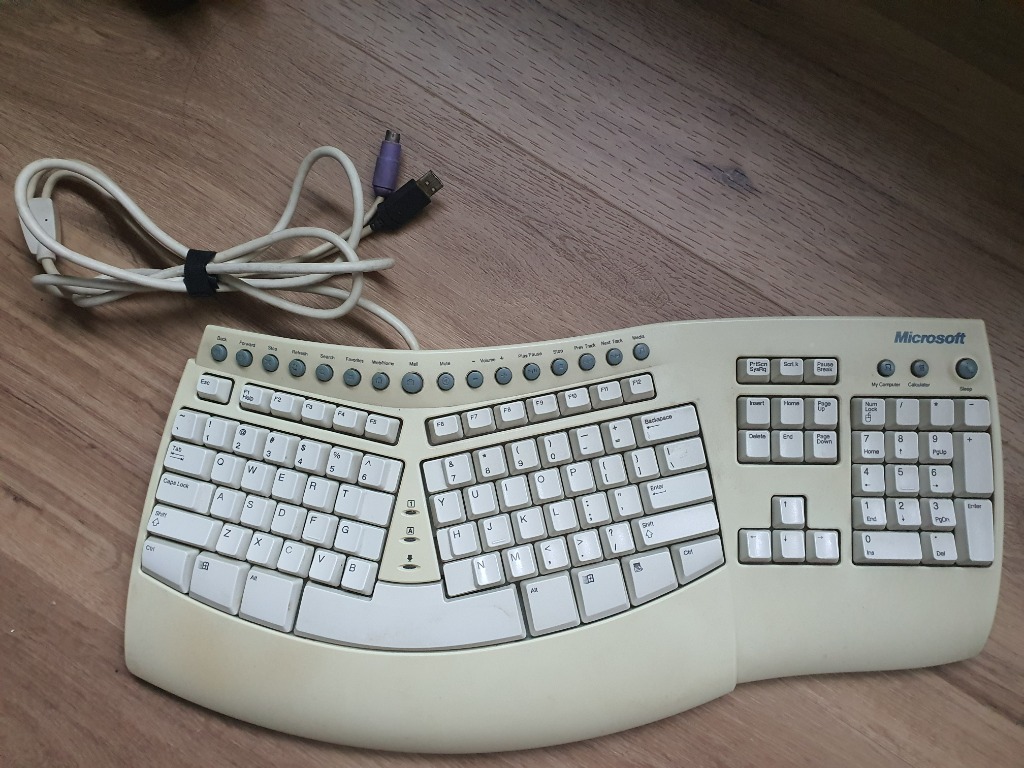 RARE Microsoft Natural Keyboard Pro PS/2, Computers & Tech, Parts ...