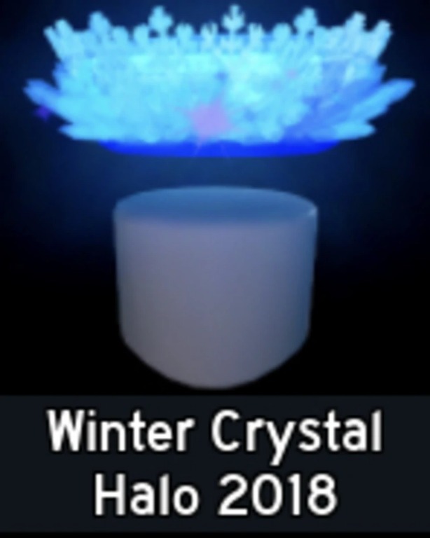 Royale High Winter Crystal Halo 2018 with 5,000 Diamonds, Video Gaming ...