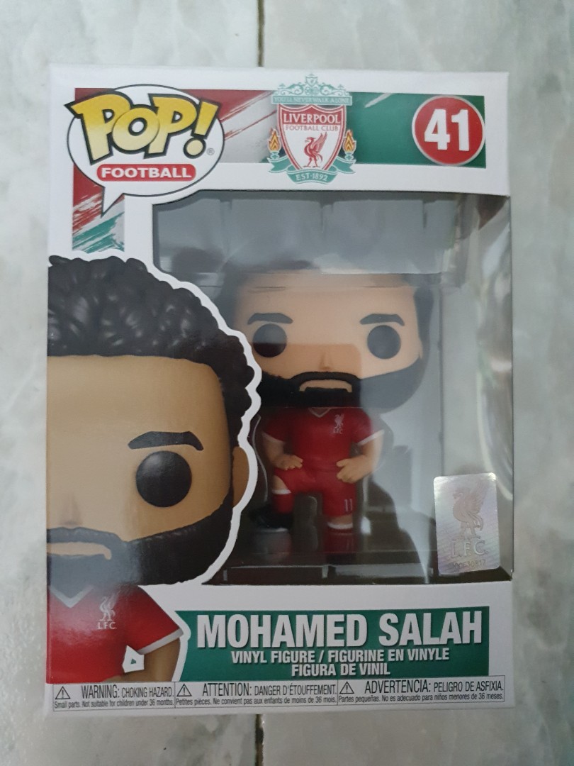 Mohamed Salah Funko Pop Football 41, Hobbies & Toys, Toys & Games on ...
