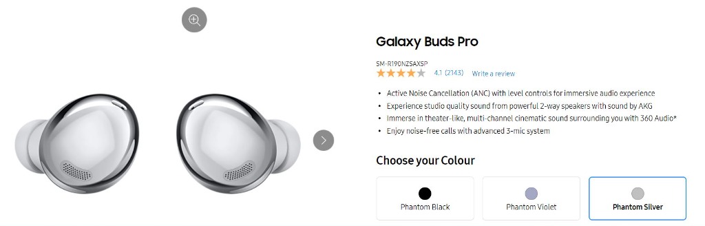 Samsung Buds PRO Silver Color, Audio, Earphones on Carousell