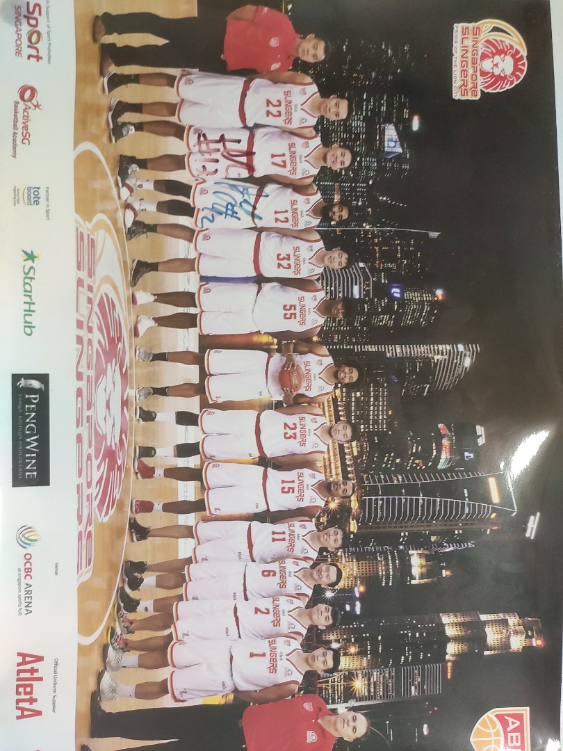 Singapore Slinger Player signature, Hobbies & Toys, Memorabilia ...