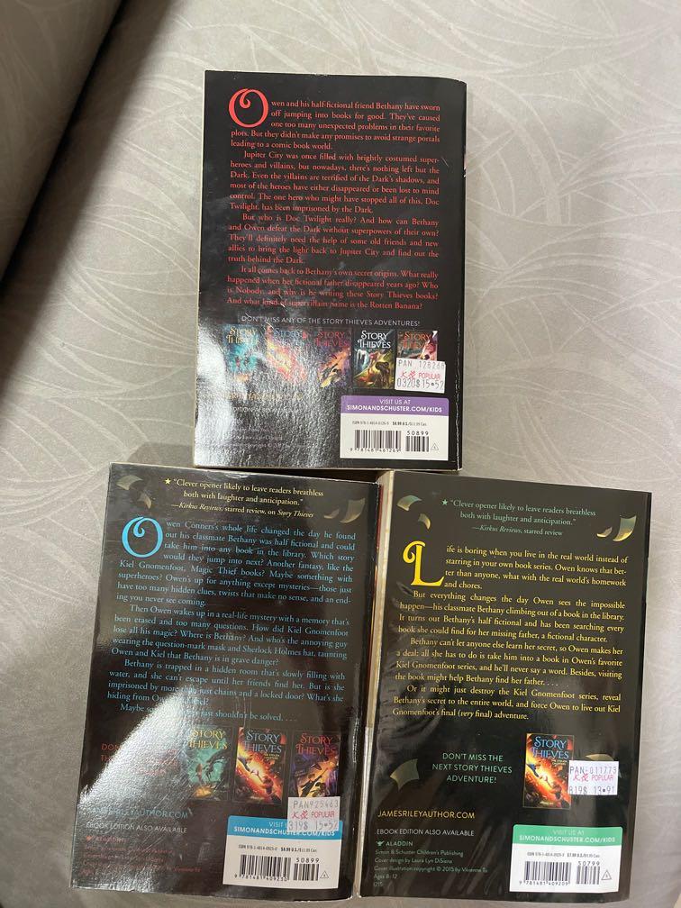 Story Thieves [Book 1-3], Hobbies & Toys, Books & Magazines, Fiction ...