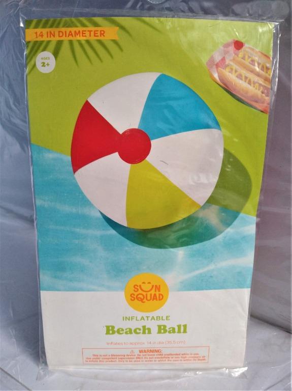 Sun Squad Beach Ball Classic 14inch NewUSA, Hobbies & Toys, Toys ...