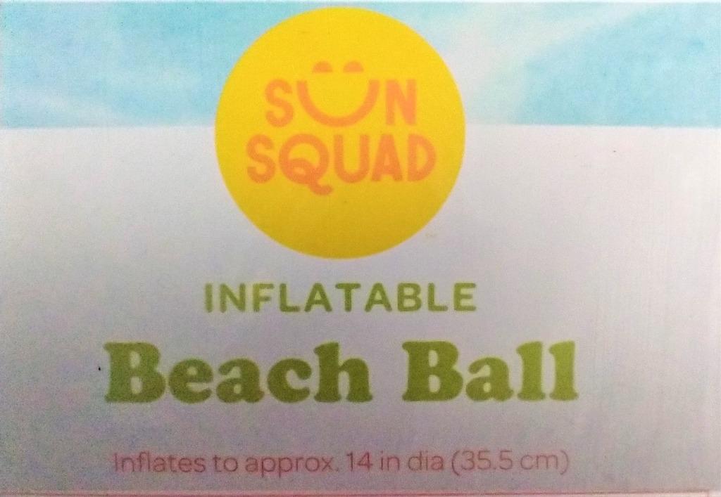 Sun Squad Beach Ball Classic 14inch NewUSA, Hobbies & Toys, Toys ...