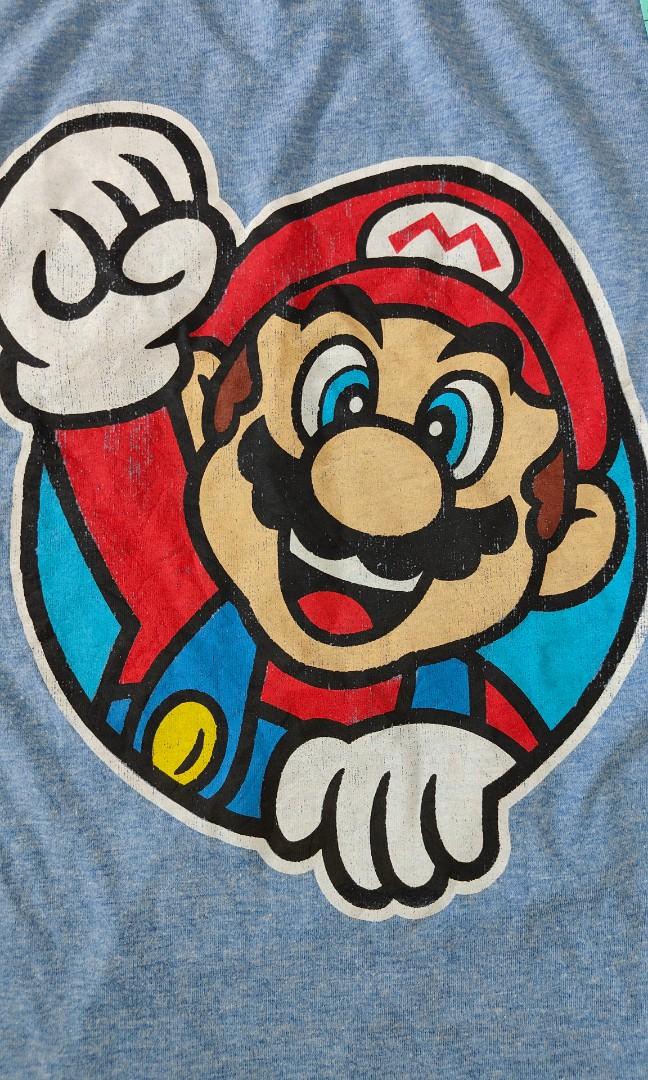 Super Mario Cartoon T Shirt, Men's Fashion, Tops & Sets, Tshirts & Polo ...