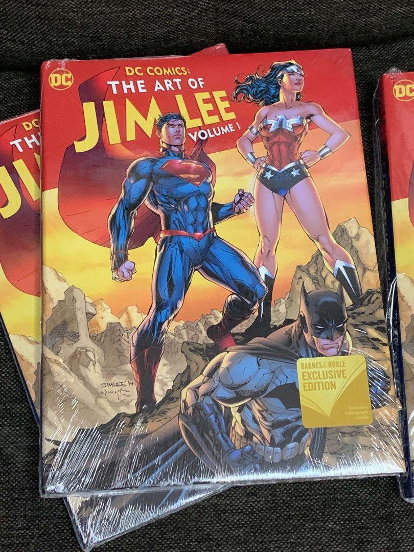 The Art of Jim Lee Vol 1 B&N exclusive with lithograph print, Hobbies ...