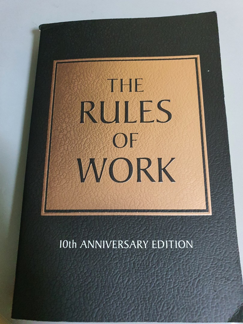 The Rules of Work - Richard Templar, Hobbies & Toys, Books & Magazines ...