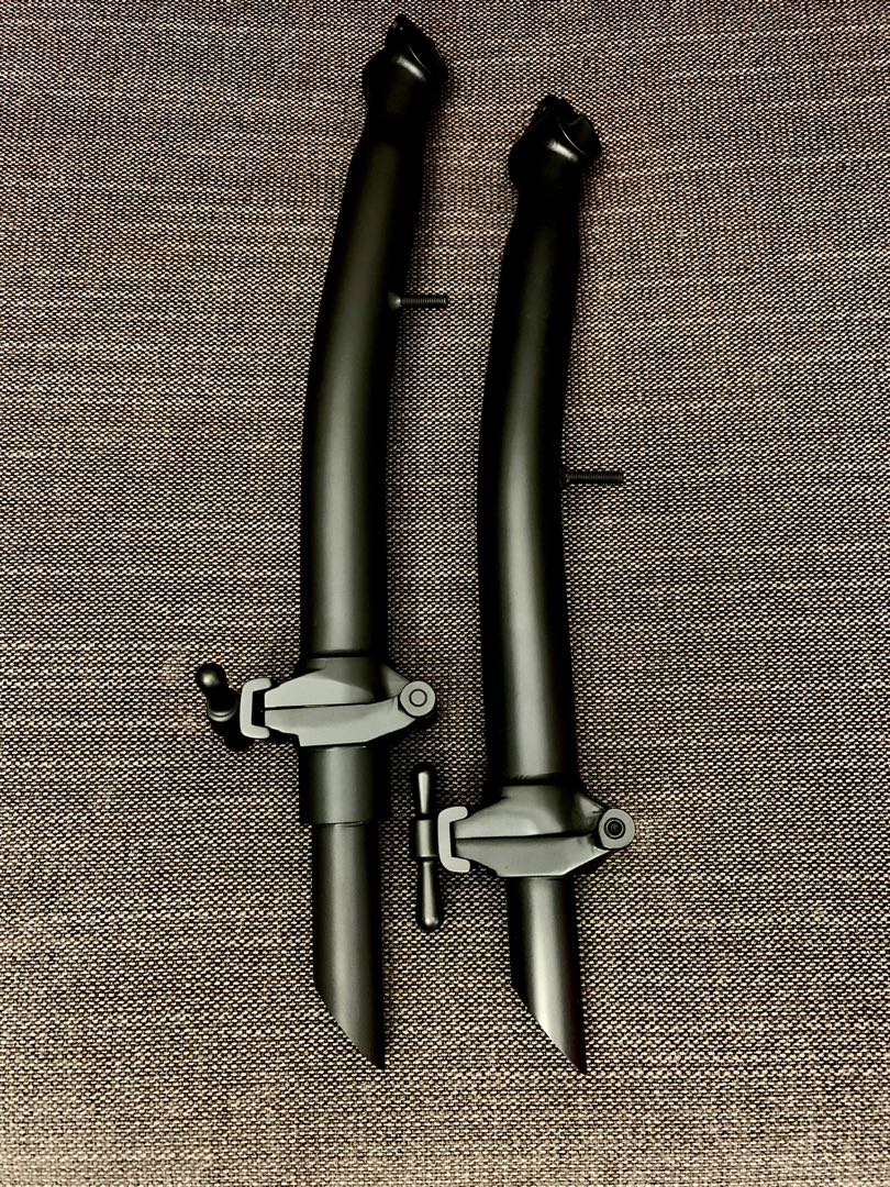 Titanium H Stem in Matte Black Brompton, Sports Equipment, Bicycles ...