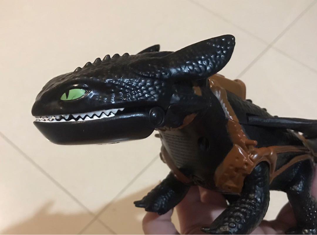 JUMBO toothless figure how to train your dragon dreamworks spin master ...