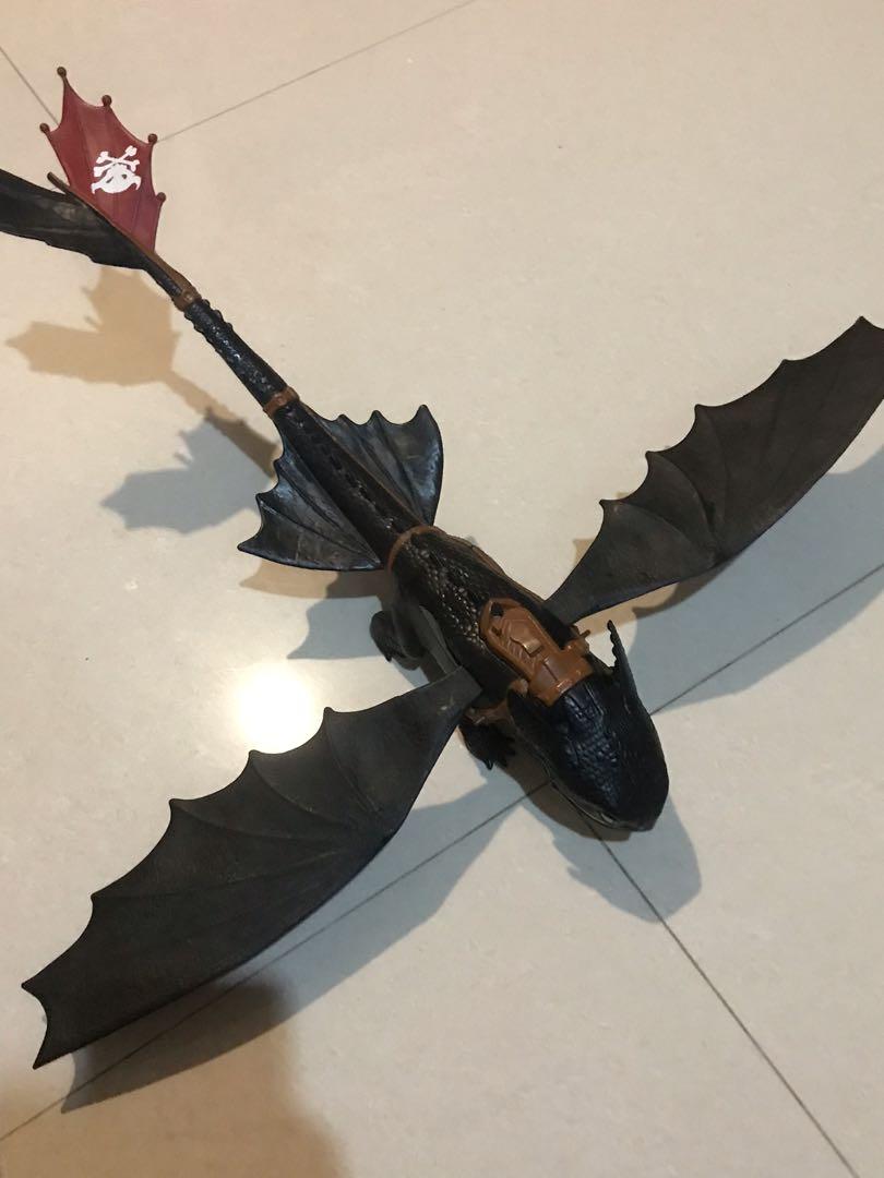 JUMBO toothless figure how to train your dragon dreamworks spin master ...