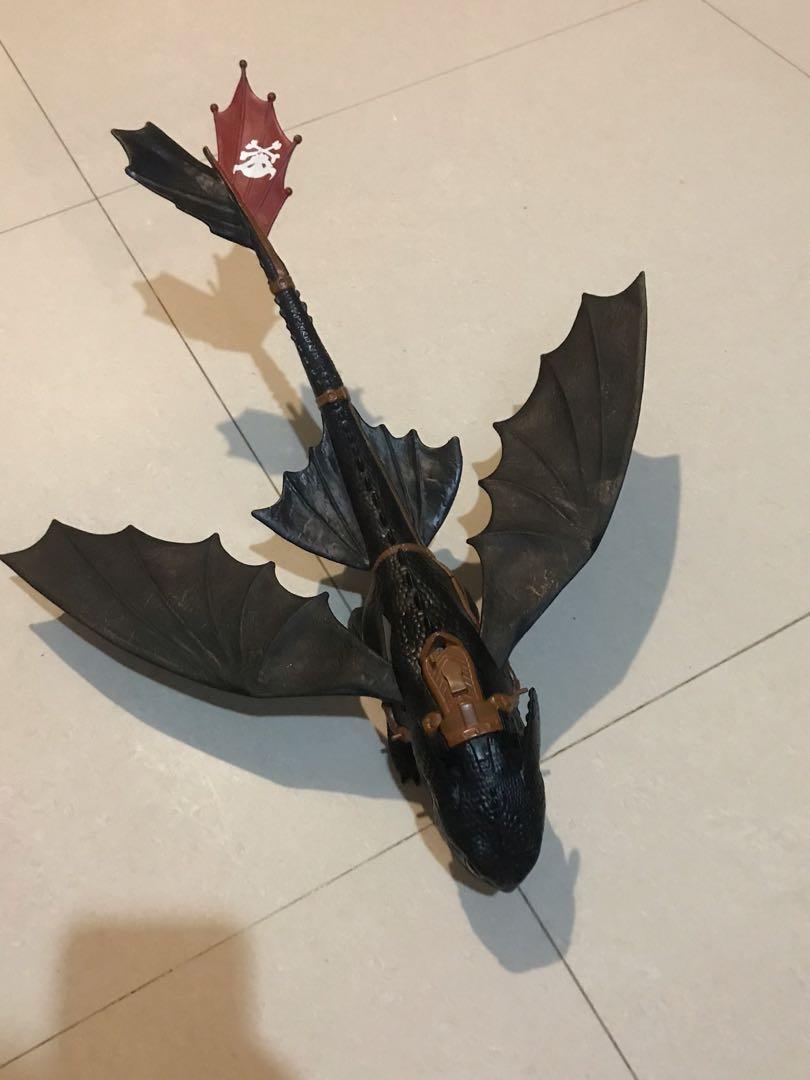 JUMBO toothless figure how to train your dragon dreamworks spin master ...