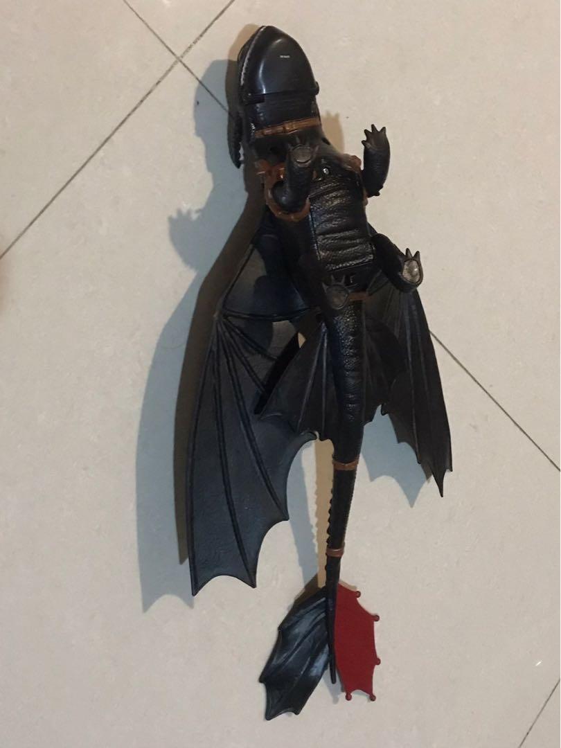JUMBO toothless figure how to train your dragon dreamworks spin master ...
