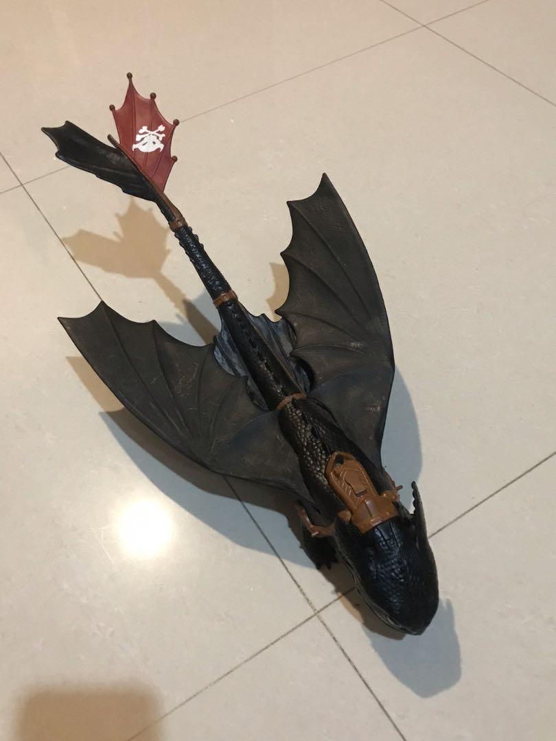 JUMBO toothless figure how to train your dragon dreamworks spin master ...