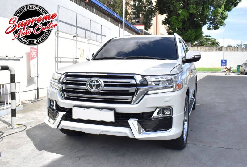 Toyota LC 200 Land cruiser conversion face lift upgrade bodykit body ...