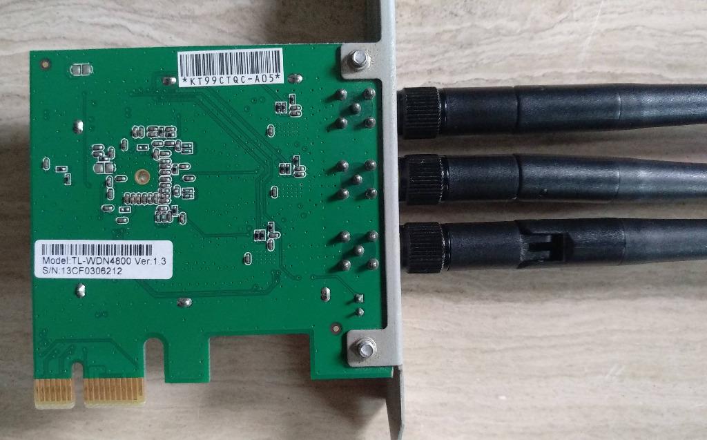 TP-Link TL-WDN4800 N900 Dual Band Wireless PCI Express Adapter ...