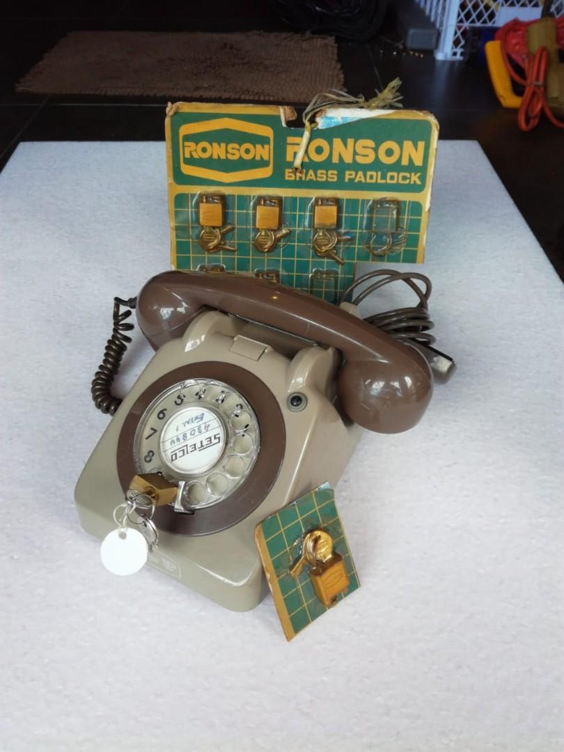 Vintage Rotary Phone Dial Lock, Hobbies & Toys, Collectibles ...