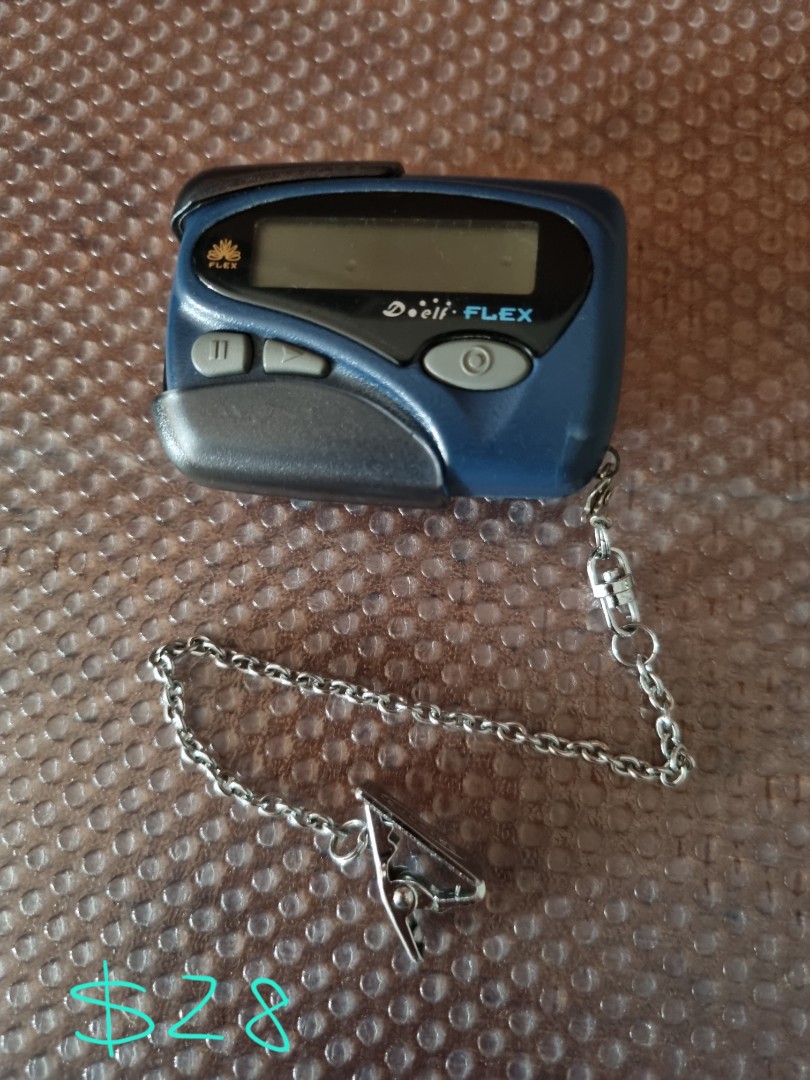 Vintage Singapore Pagers FLEX BLUE COLOUR, Hobbies & Toys, Memorabilia ...