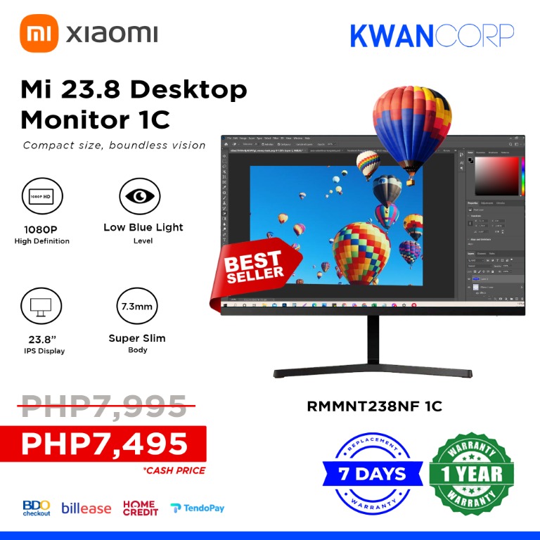 Xiaomi Mi 23.8 RMMNT238NF 1C, Computers & Tech, Parts & Accessories ...