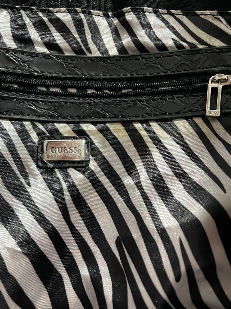 Zebra Lining Guess Bag, Women's Fashion, Bags & Wallets, Shoulder Bags ...